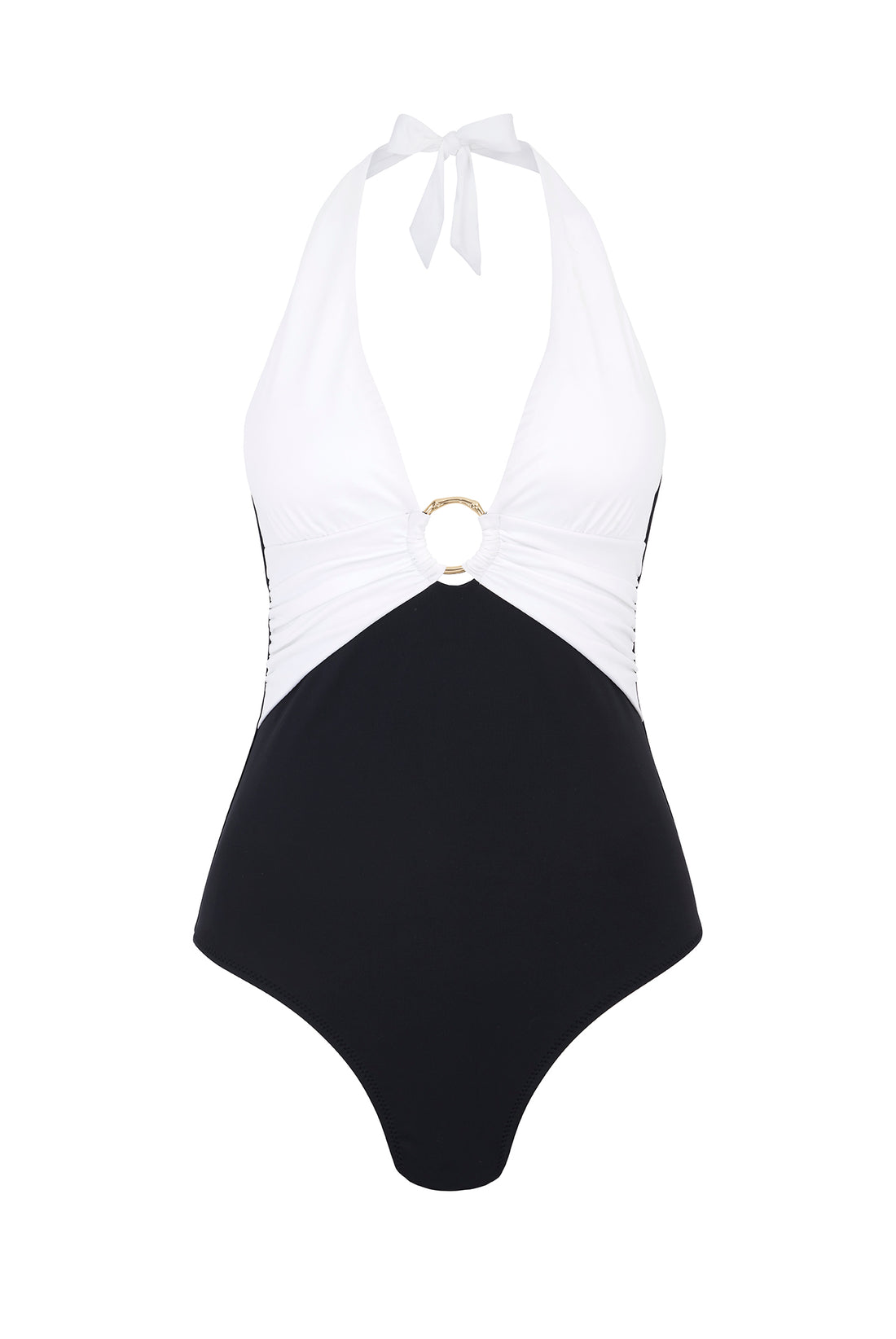 Mullins Bay Halterneck Ring Swimsuit – Heidi Klein